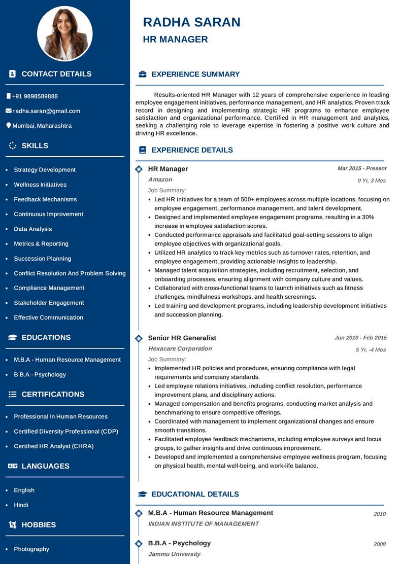 G Talent Pro - Resume